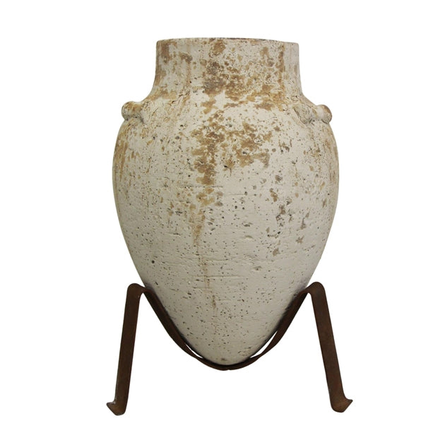 French Country Pot on Iron Base (More Sizes)